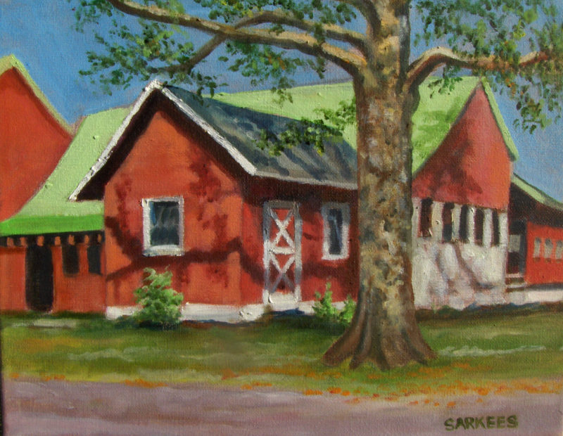 Sarkees Paintings - LANDSCAPES IV